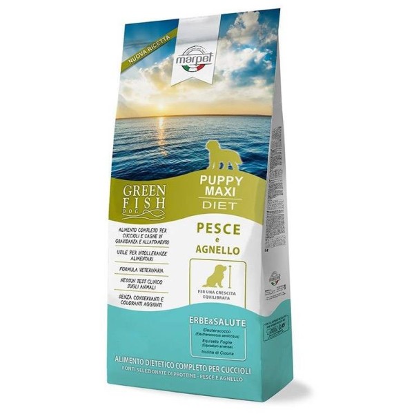 אקוליבריה לכלב גור גרינפיש 12 קילוגרם - PetKiss